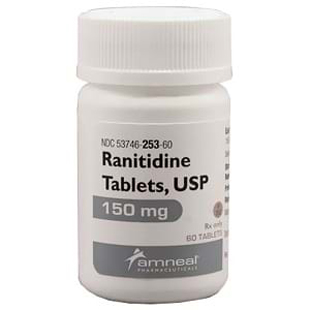 Ranitidine Tablets USP 150mg 60/bottle